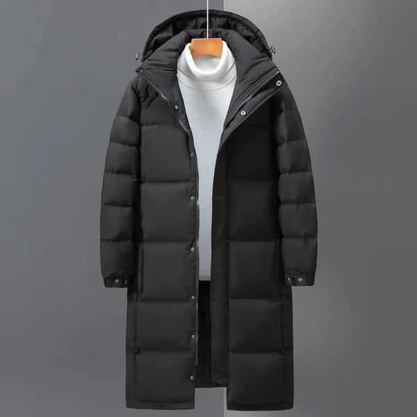 Adrian - Winter Men's Long Down Jacket – ForestFieldFashion