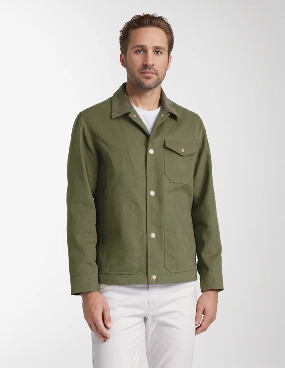 Armand - Classic Button-Down Jacket for Men – ForestFieldFashion