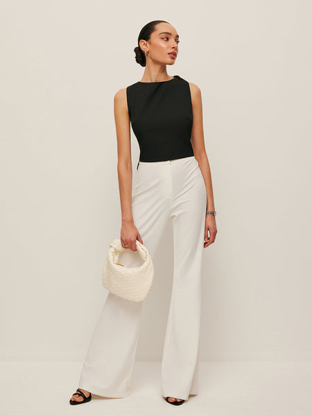 Asymmetrical Open-Back Tie Top – ForestFieldFashion