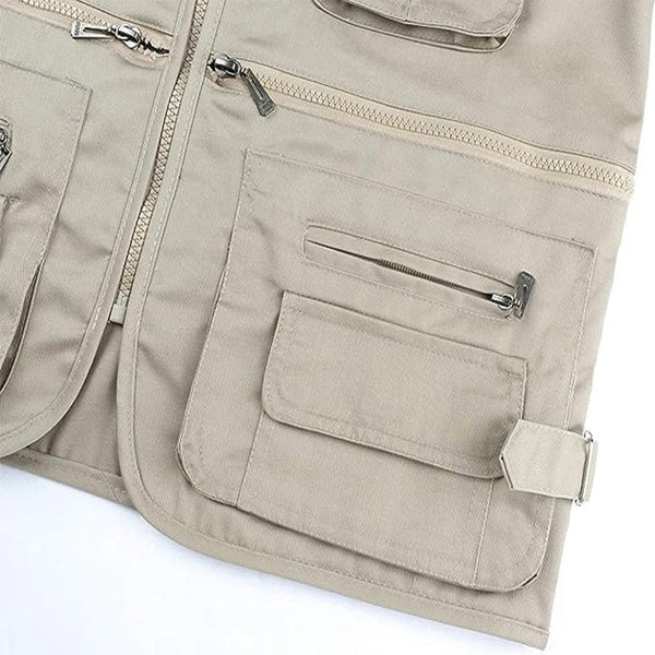 Men's Multi Pocket Hiking Vest – ForestFieldFashion