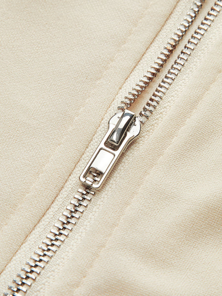 Sleeveless Tied Back Zipper Top – ForestFieldFashion